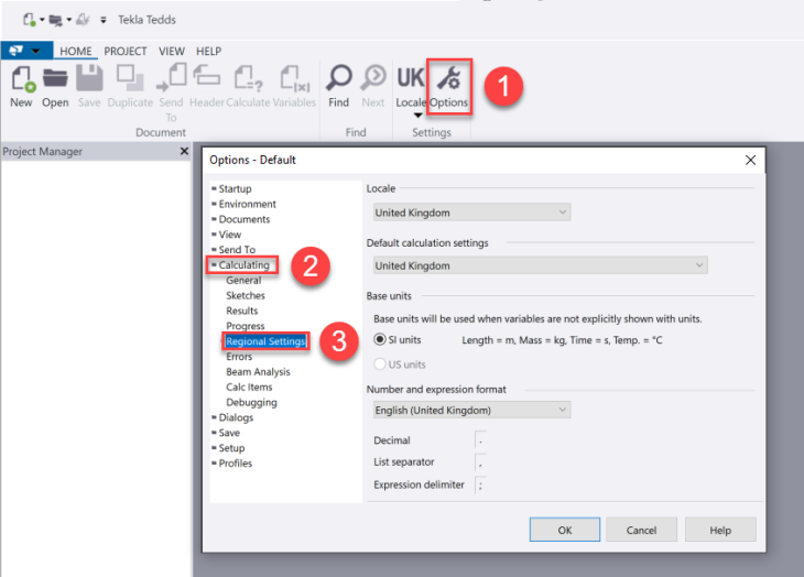 Tedds Excel Link Error "Expression contains an unexpected delimiter" | Trimble User Assistance